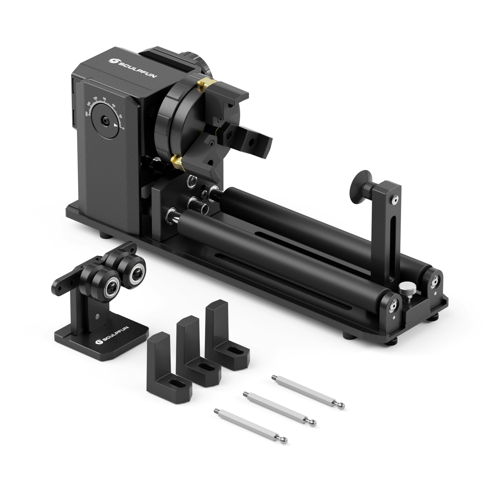 SCULPFUN RA Pro Max 4 in 1 Rotary Roller & Chuck for Laser Engraver ...