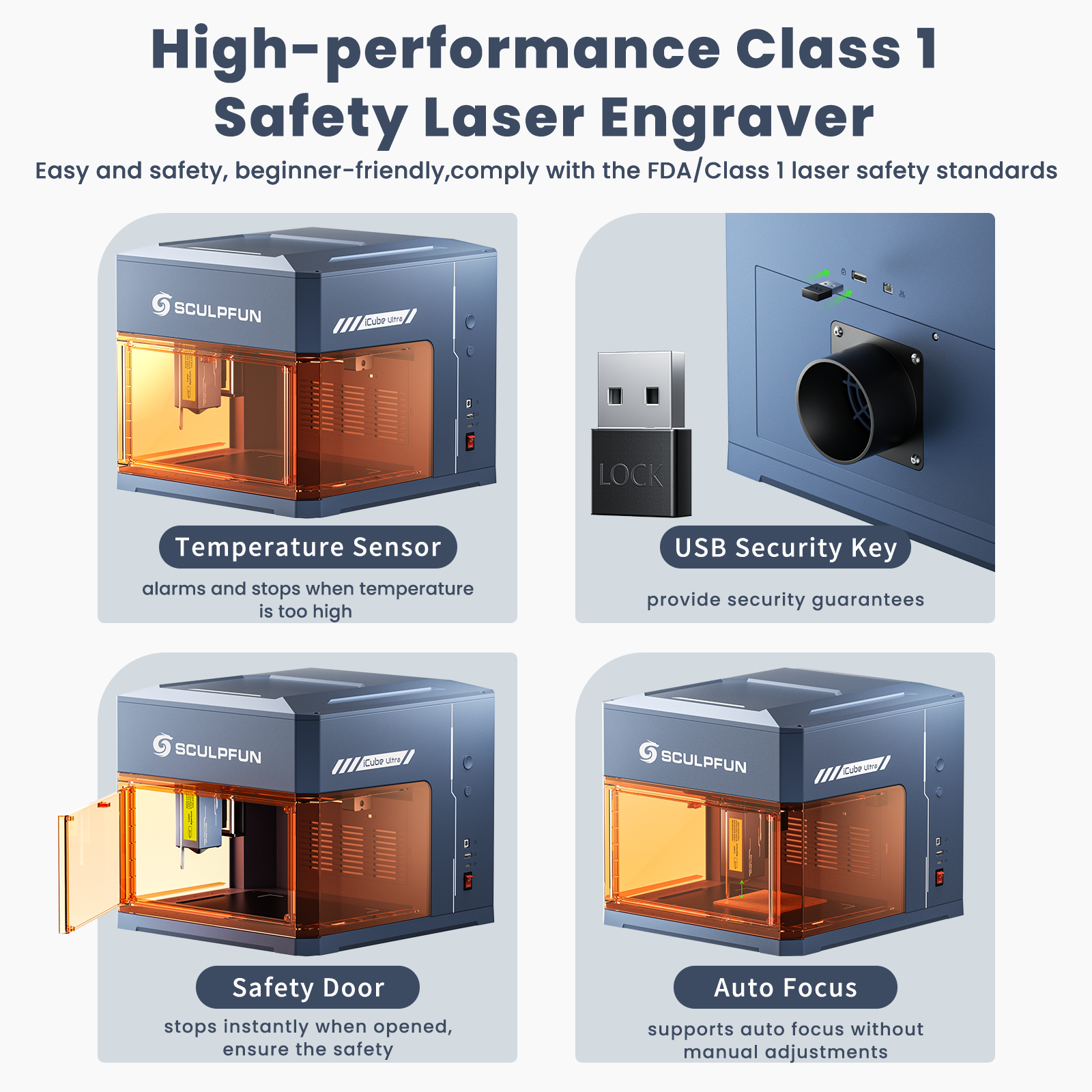 Sculpfun iCube Ultra: Flagship Portable Dual Laser Module Switching En