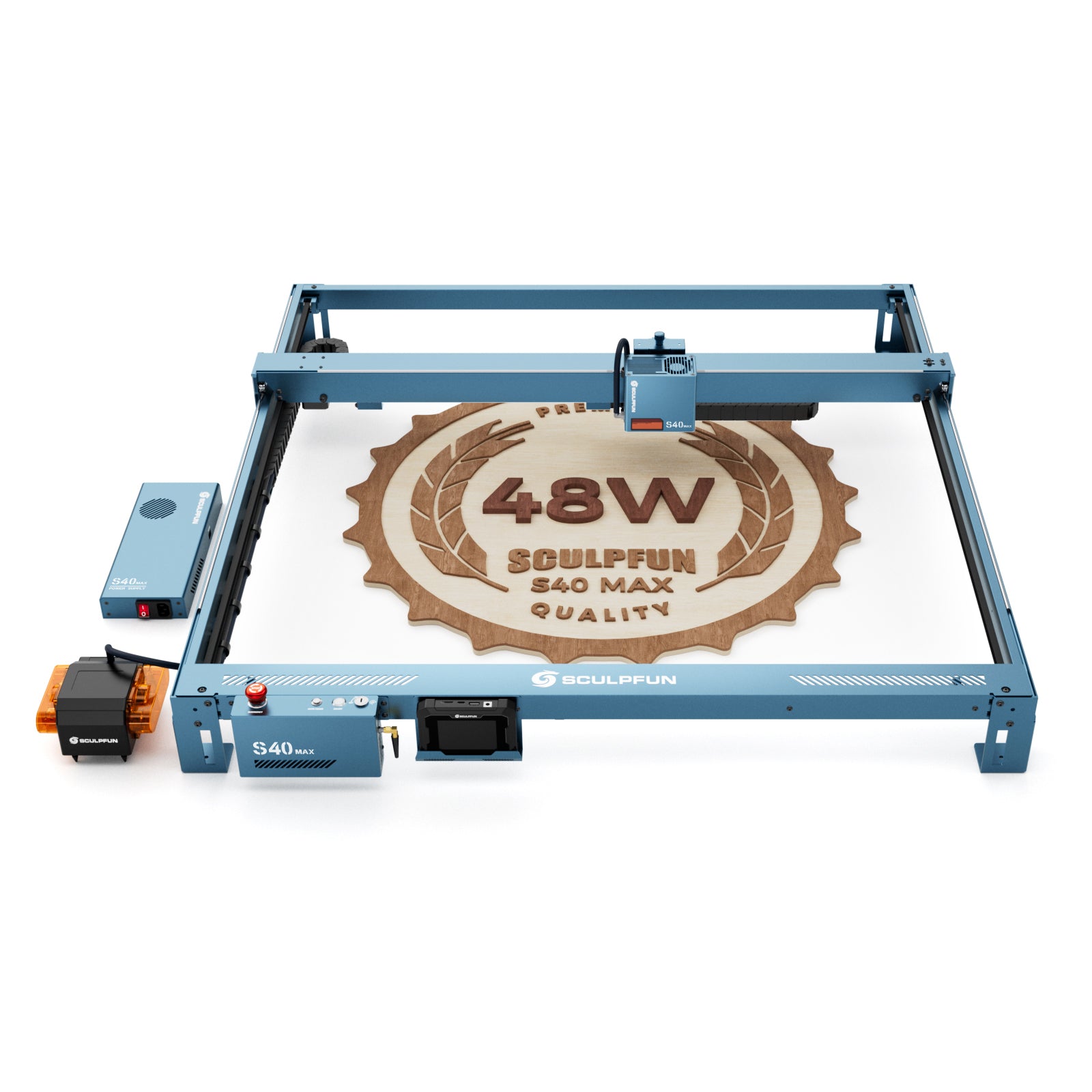 Sculpfun S40 MAX 48W Laser Engraver Cutting Machine 830*800mm Engravin